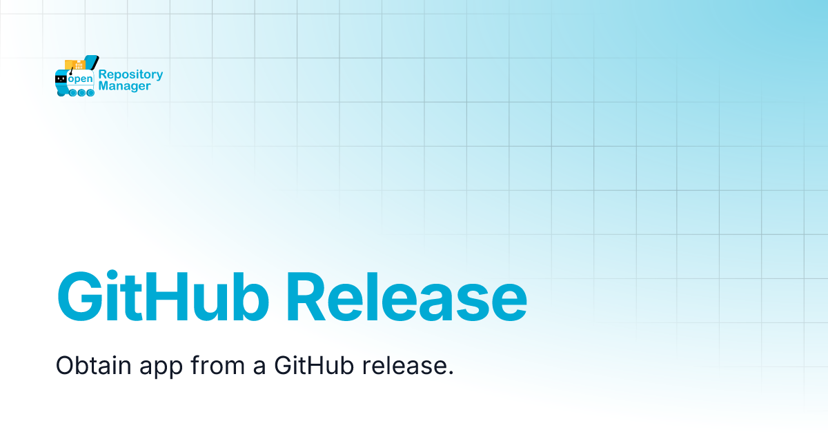 GitHub Release | Repository Manager